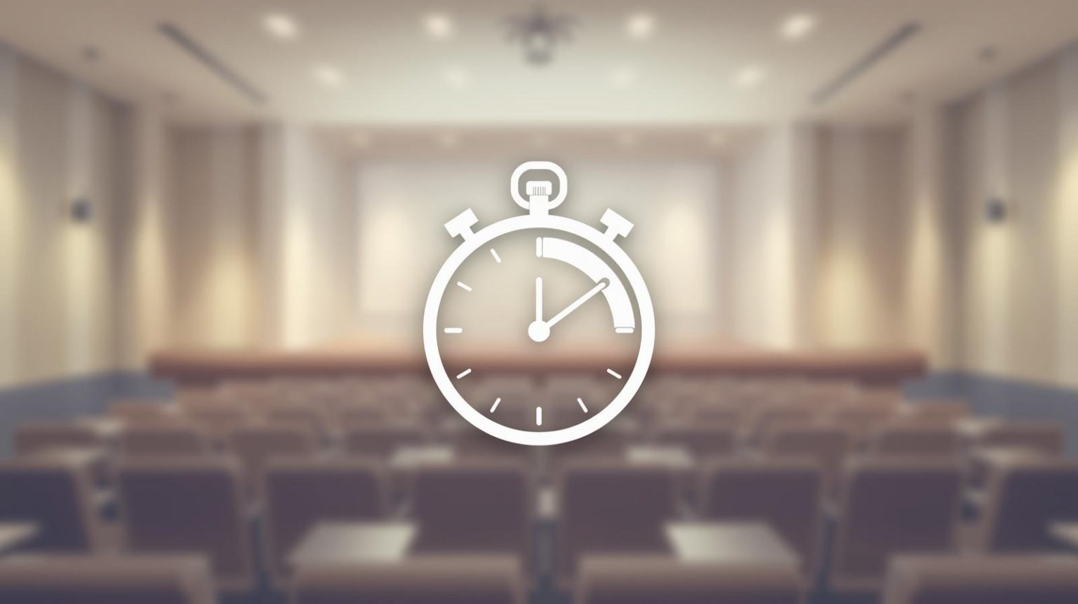 Timer for Presentation Keeps Events Running Smoothly and On Time.