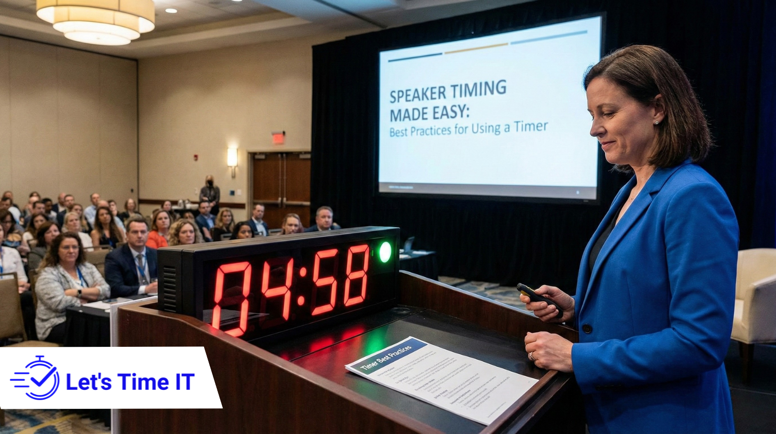 Speaker Timing Made Easy